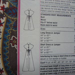 Vintage 1970s Simplicity Sewing Pattern 7658 Misses Jiffy Knit Dress or ...