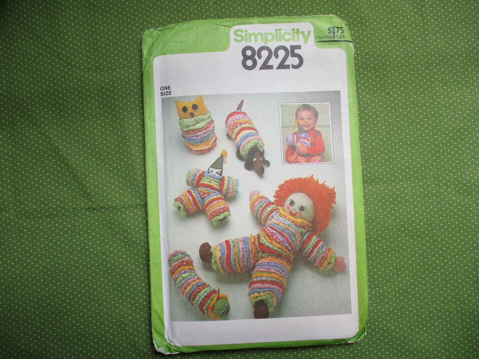 Vintage 1970s Simplicity Sewing Pattern 8225 Yo Yo Toys Owl - Etsy