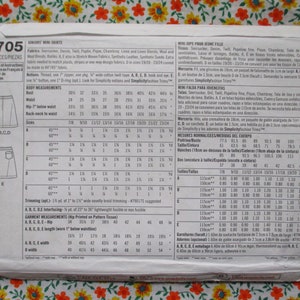 2000s Simplicity Sewing Pattern 9705 Misses Mini Skirts Size 7/8-15/16 ...