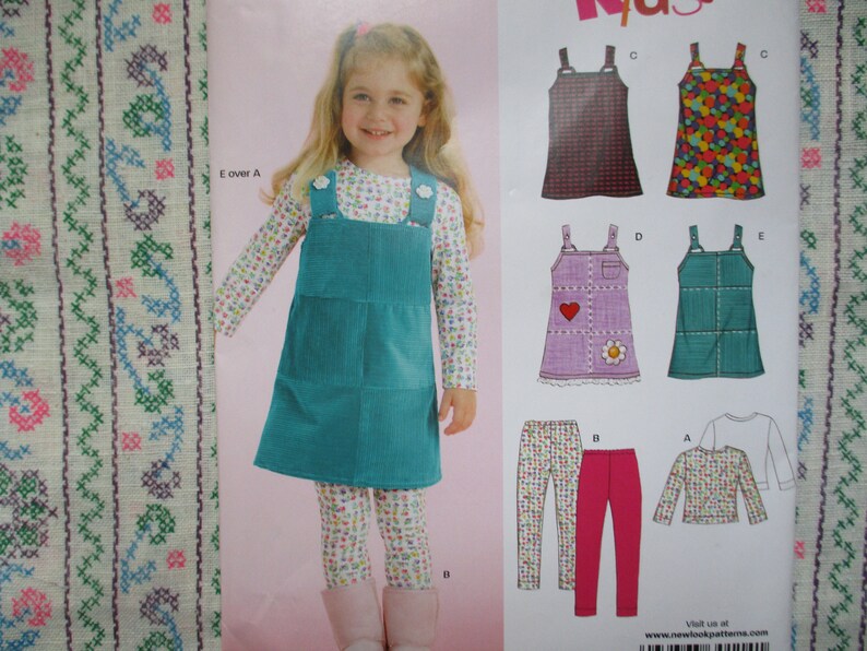 2000s New Look Sewing Pattern 6639 Girls Top Jumper and - Etsy