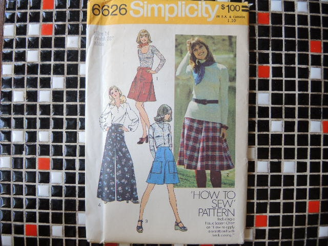 Vintage 1970s Simplicity Sewing Pattern 7097 Misses Unlined | Etsy