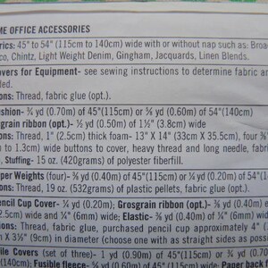 2000s Sewing Pattern Simplicity 9750 Home Office Accessories | Etsy