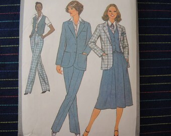 Vintage 1970s Simplicity Sewing Pattern 7377 Misses Unlined | Etsy