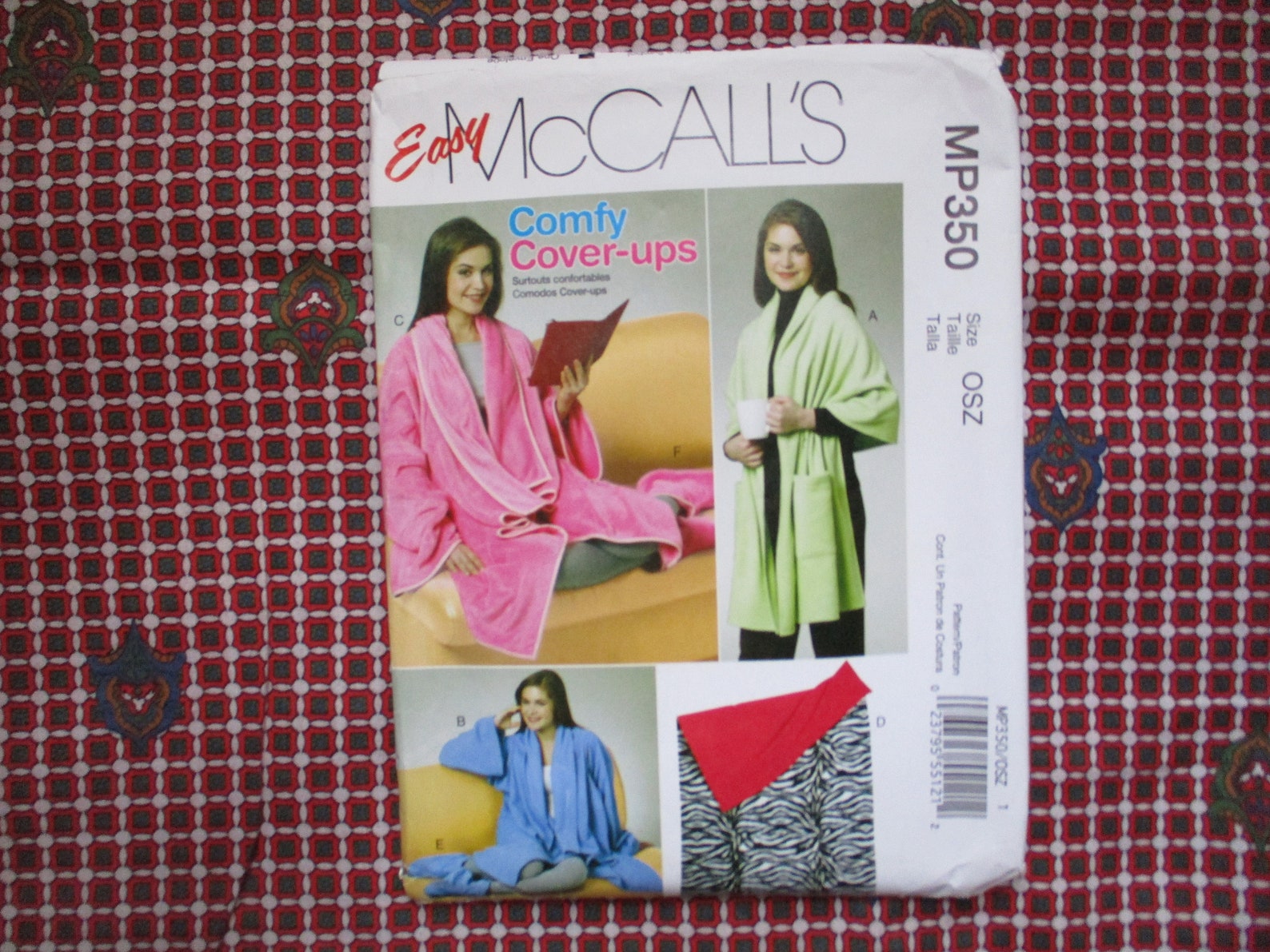2010s Sewing Pattern Mccalls P350 Shawl Blankets and Booties | Etsy