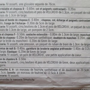 Vintage 1990s Sewing Pattern Simplicity 9833 Doll Clothes and ...