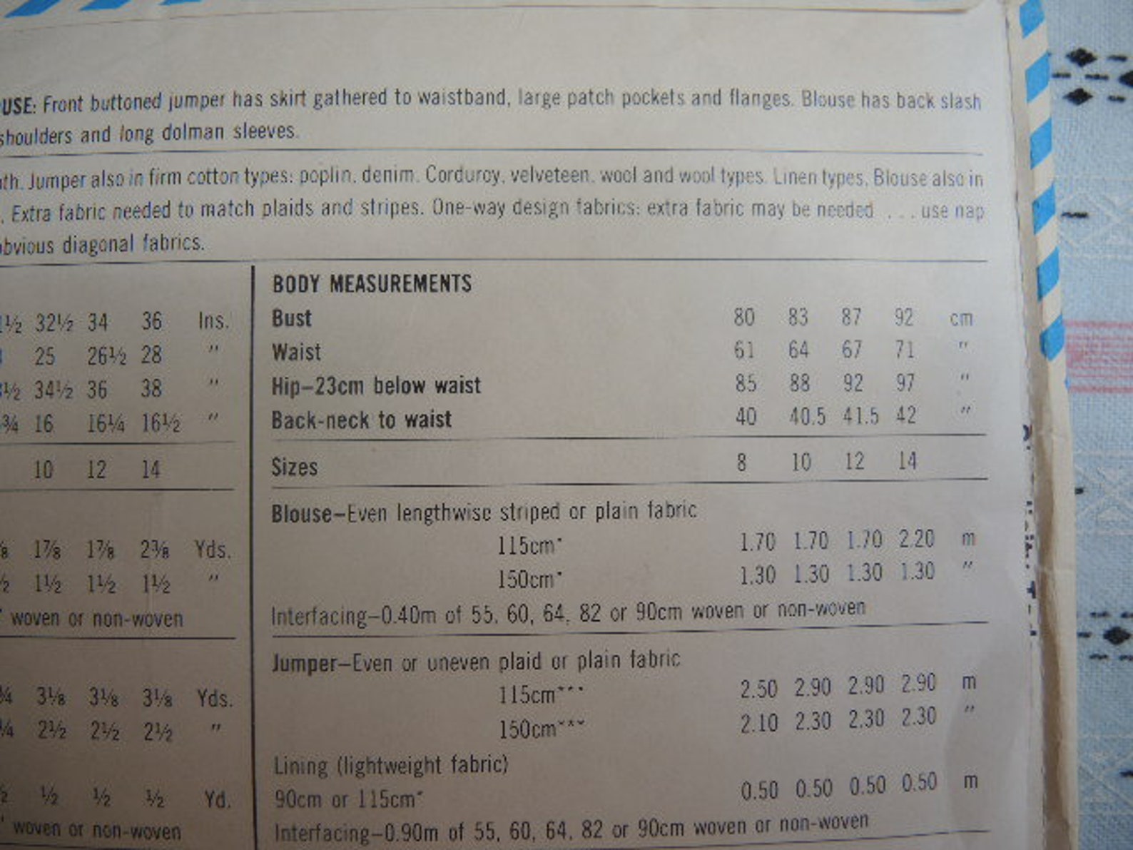 Vintage 1980s Simplicity Sewing Pattern 6181 Misses Button - Etsy