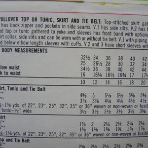 Vintage 1970s Simplicity Sewing Pattern 9072 Misses Pullover Top or ...