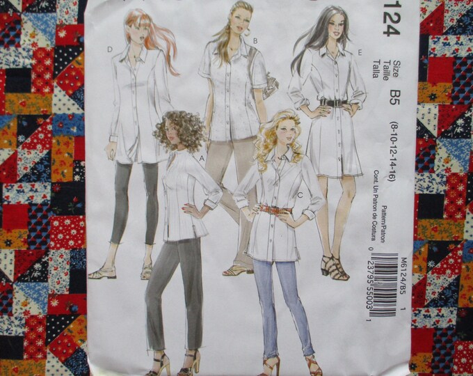 2000s Vogue Sewing Pattern 8581 Misses Tunic Sizes 8-10-12-14-16 UNCUT ...