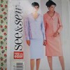 2000s Simplicity Sewing Pattern 2338 Misses Dress in Two Lengths With ...