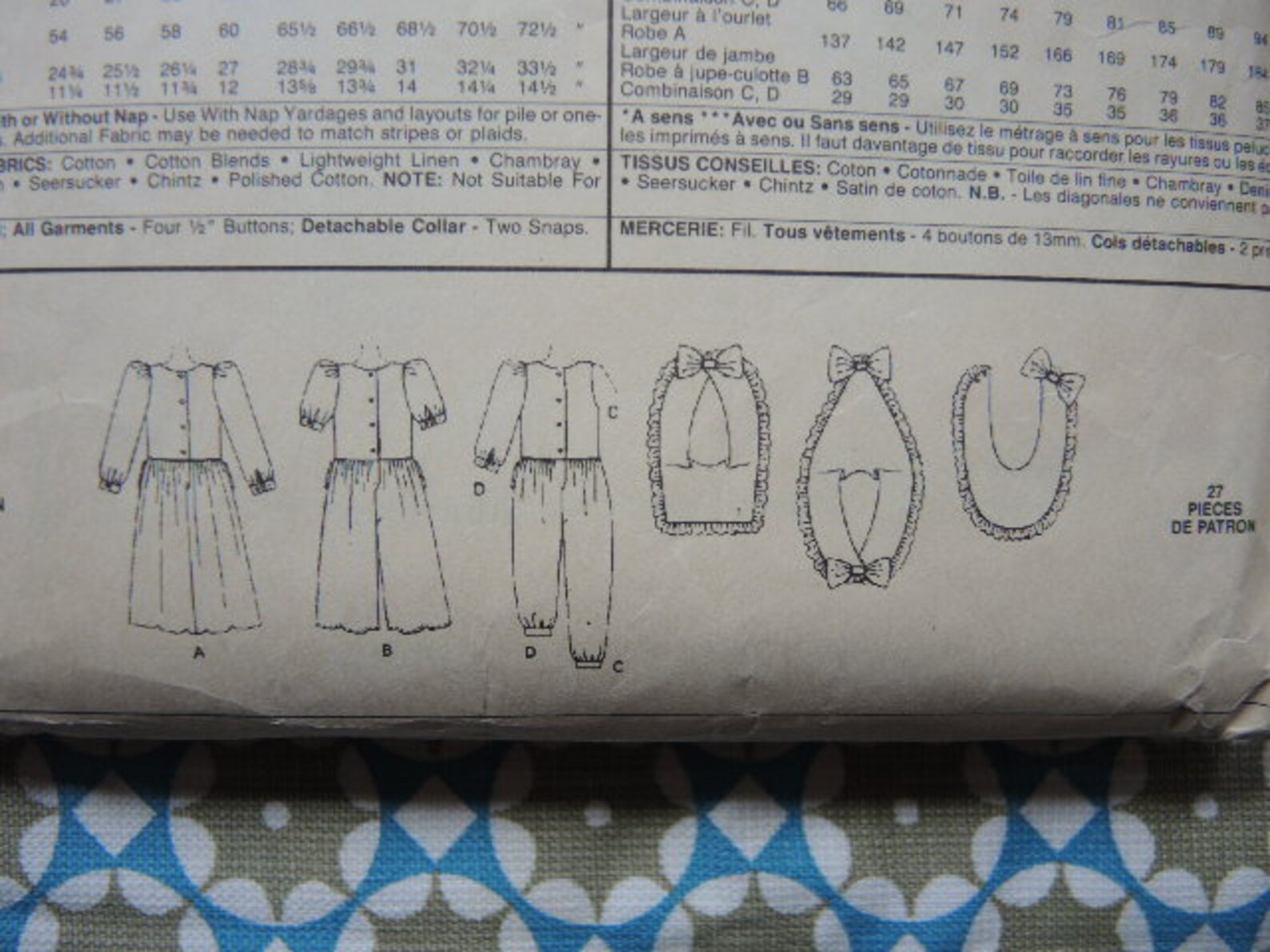 Vintage 1990s Mccalls Sewing Pattern 5476 Girls Jumpsuits in Two ...