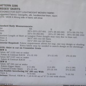 2000s Kwik Sew Sewing Pattern 3286 Misses Skirts Sizes XS-XL UNCUT - Etsy