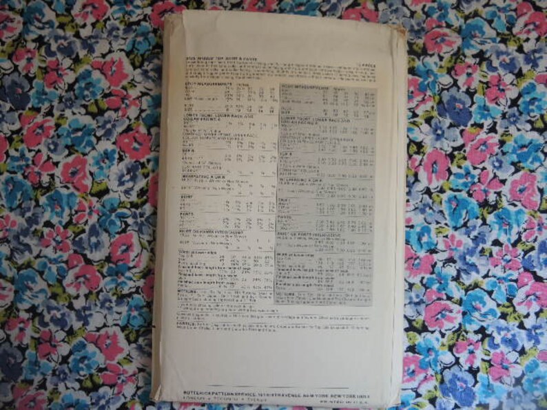 Vintage 1980s Butterick Sewing Pattern 3423 Misses Top Skirt - Etsy