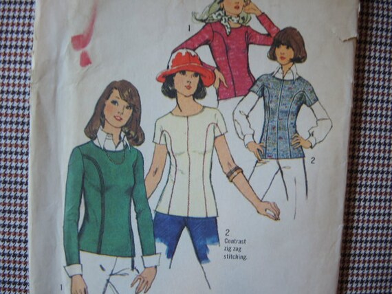 Sewing & Fiber Simplicity 5645 Complete Uncut 1970s Sewing Pattern ...
