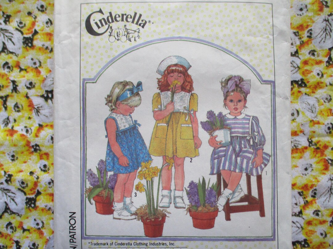 Vintage 1980s Simplicity Sewing Pattern 8042 Girls Dress Size 3-4-5 - Etsy