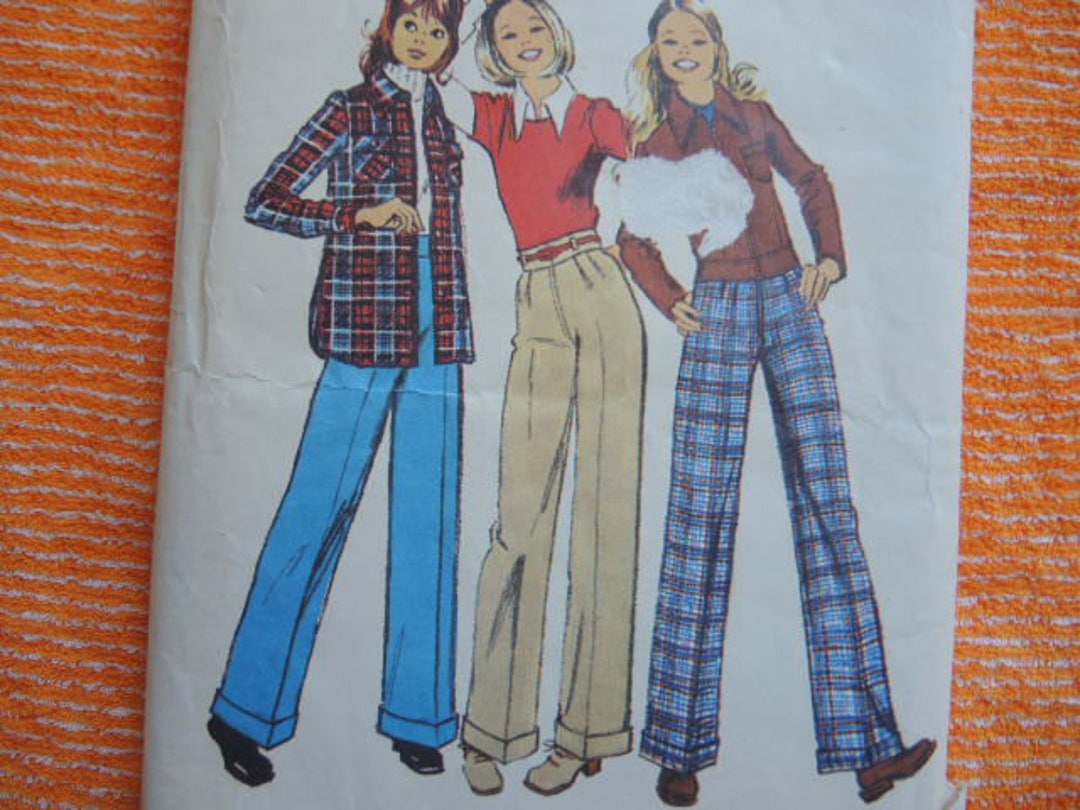 Vintage 1970s Simplicity Sewing Pattern 5262 Juniors Unlined Jacket ...