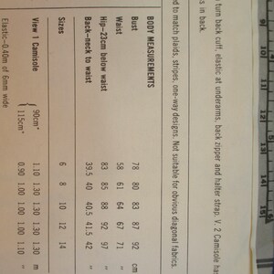 Vintage 1980s Simplicity Sewing Pattern 9526 Misses Fitted Camisoles ...