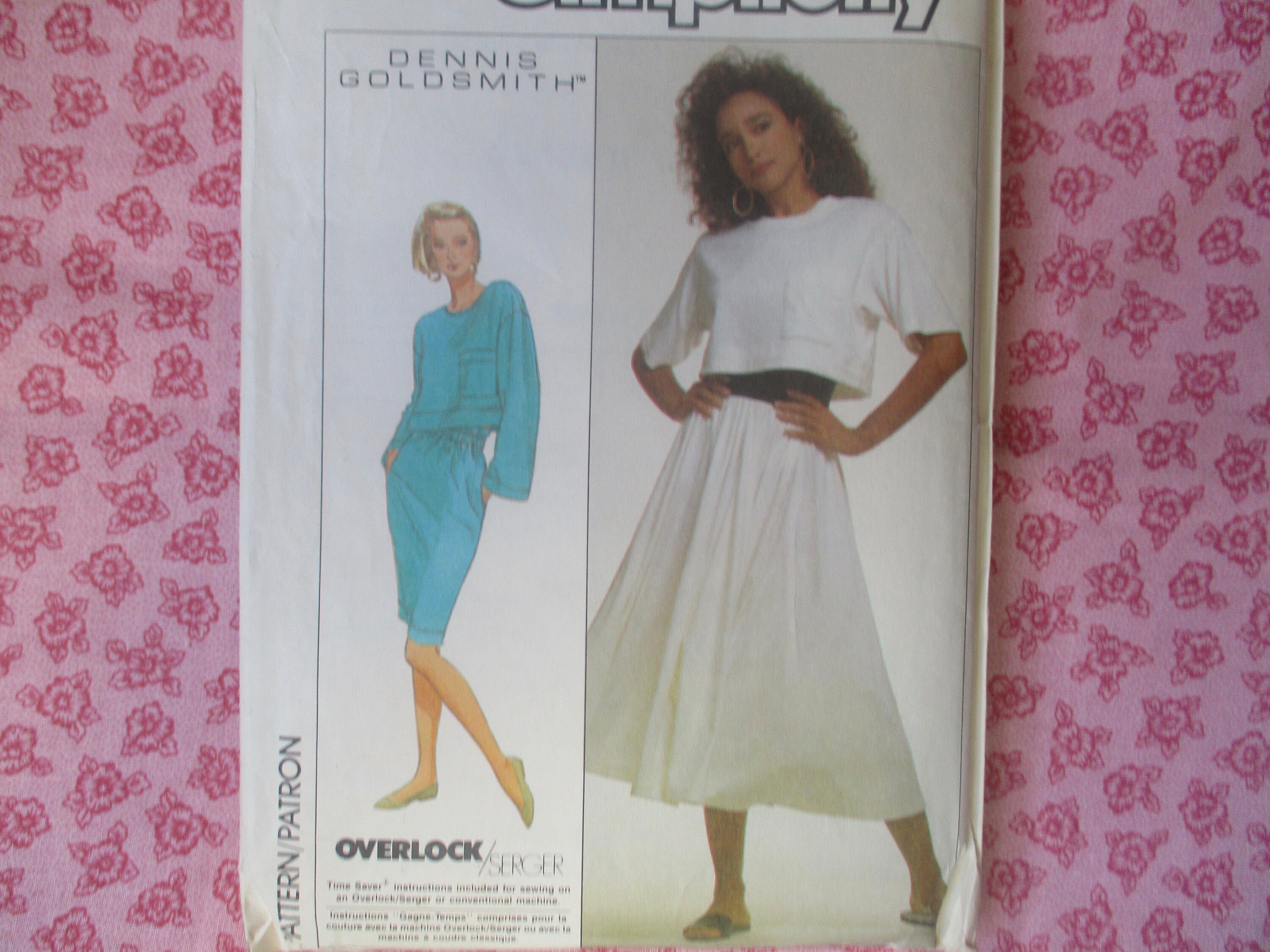 Vintage 1980s Simplicity sewing pattern 8573 Designer Dennis | Etsy