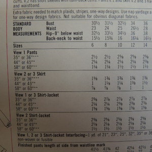 Vintage 1970s Simplicity Sewing Pattern 8291 Misses Shirt Jacket Skirt ...