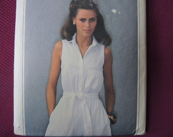UNCUT Simplicity 8972 Misses ESP Dress and Sash Sewing Pattern - Etsy