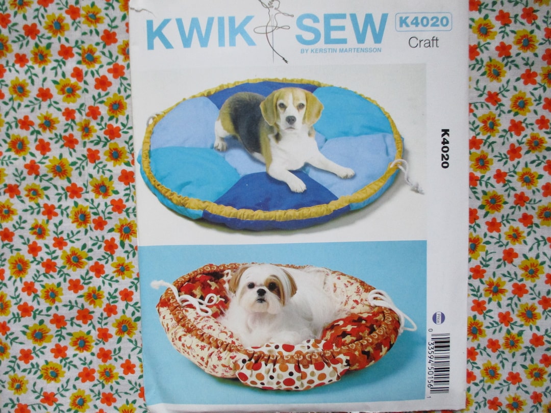 2010s Kwik Sew Sewing Pattern 4020 Pet Bed in Two Sizes 26" and 34 ...