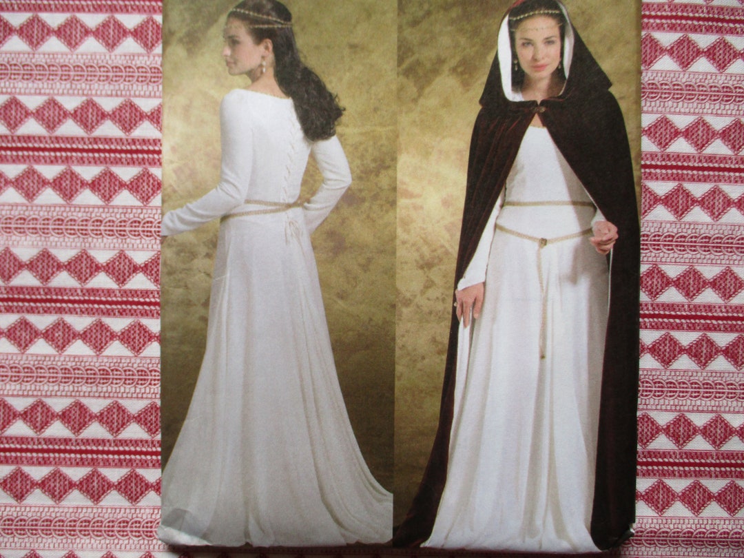 2000s Sewing Pattern Butterick 4377 Misses Medieval Costume Halloween ...