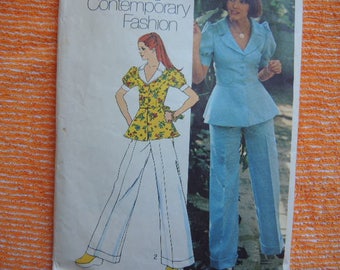 Vintage 1970s Simplicity Sewing Pattern 7377 Misses Unlined | Etsy