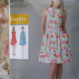 2010s Sewing Pattern Simplicity Lisette 0518 Misses Dress and Jacket ...
