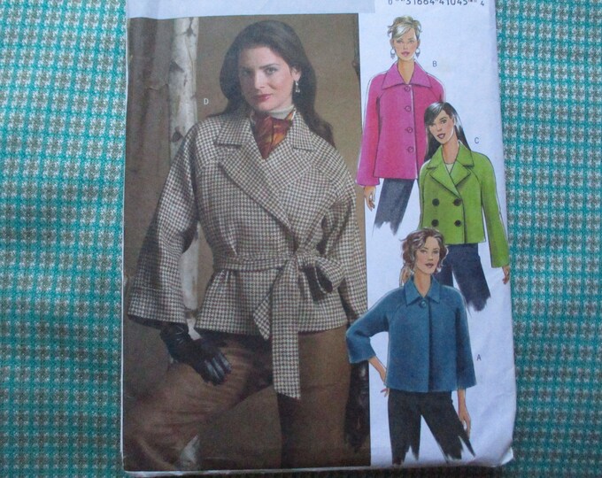 2000s Sewing Pattern Butterick 5526 Misses Shirt Size 6-12 - Etsy