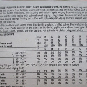 Vintage 1980s Simplicity Sewing Pattern 5357 Misses Pullover Blouse ...