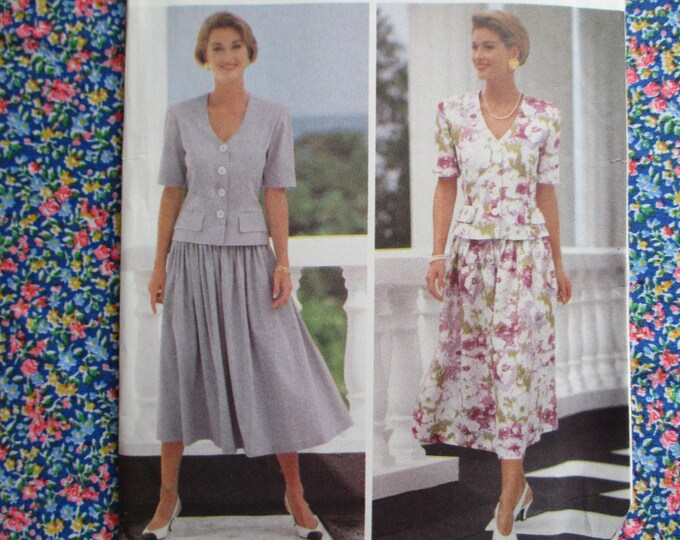 Vintage 1990s Butterick Sewing Pattern 3264 Misses Blouse Size 14-16-18 ...