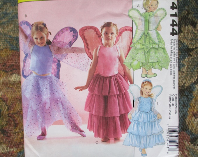 2000s Mccalls Sewing Pattern 5498 Kids Halloween Fantasy Costumes ...