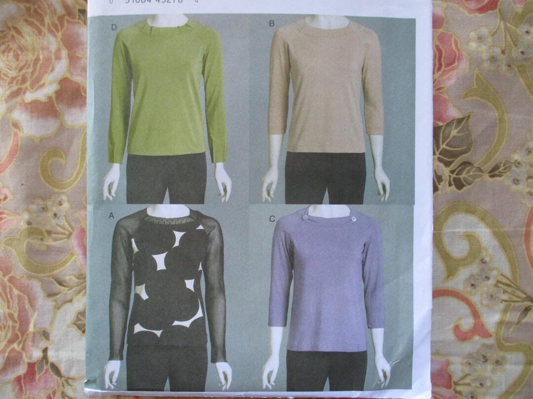 2010s Designer Katherine Tilton Sewing Pattern Butterick 8636 Misses ...