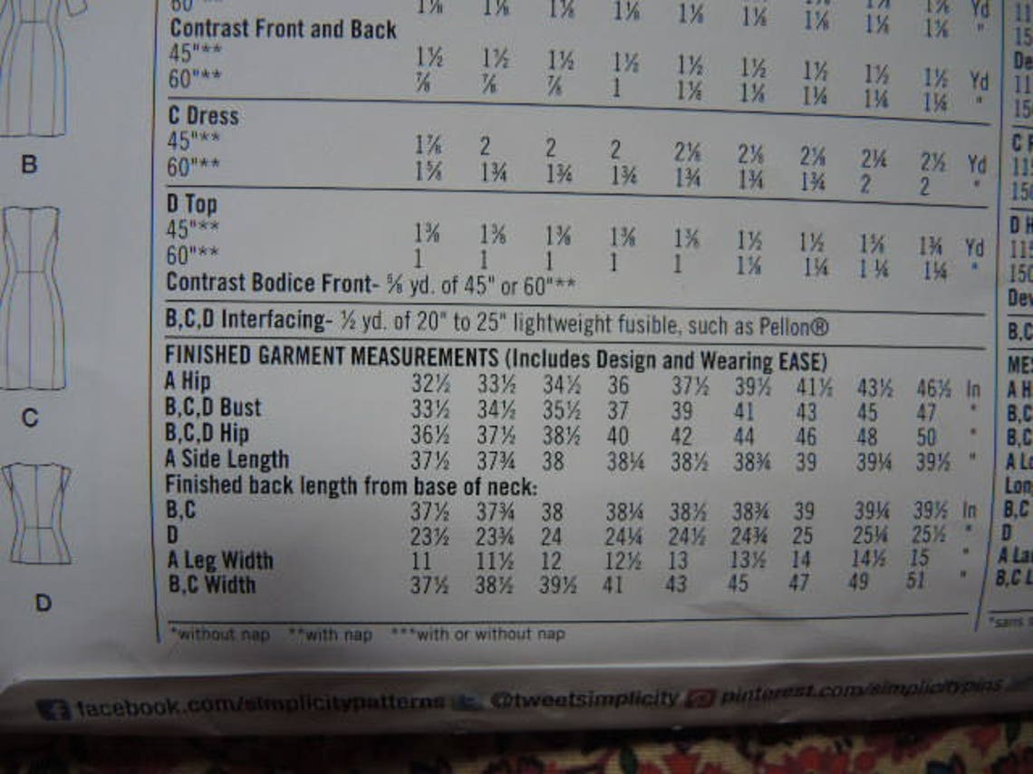 2000s Sewing Pattern Simplicity 1314 Cynthia Rowley Misses - Etsy