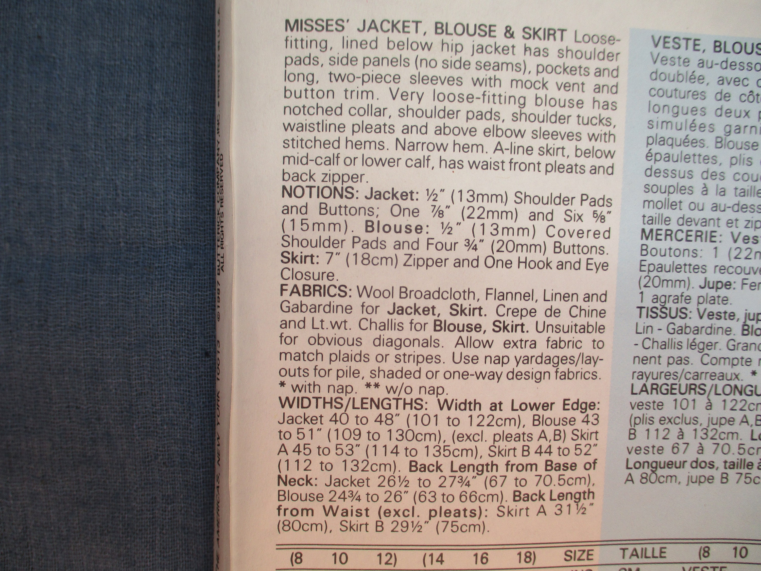 Vintage 1980s Butterick sewing pattern Evan Picone 4750 misses | Etsy