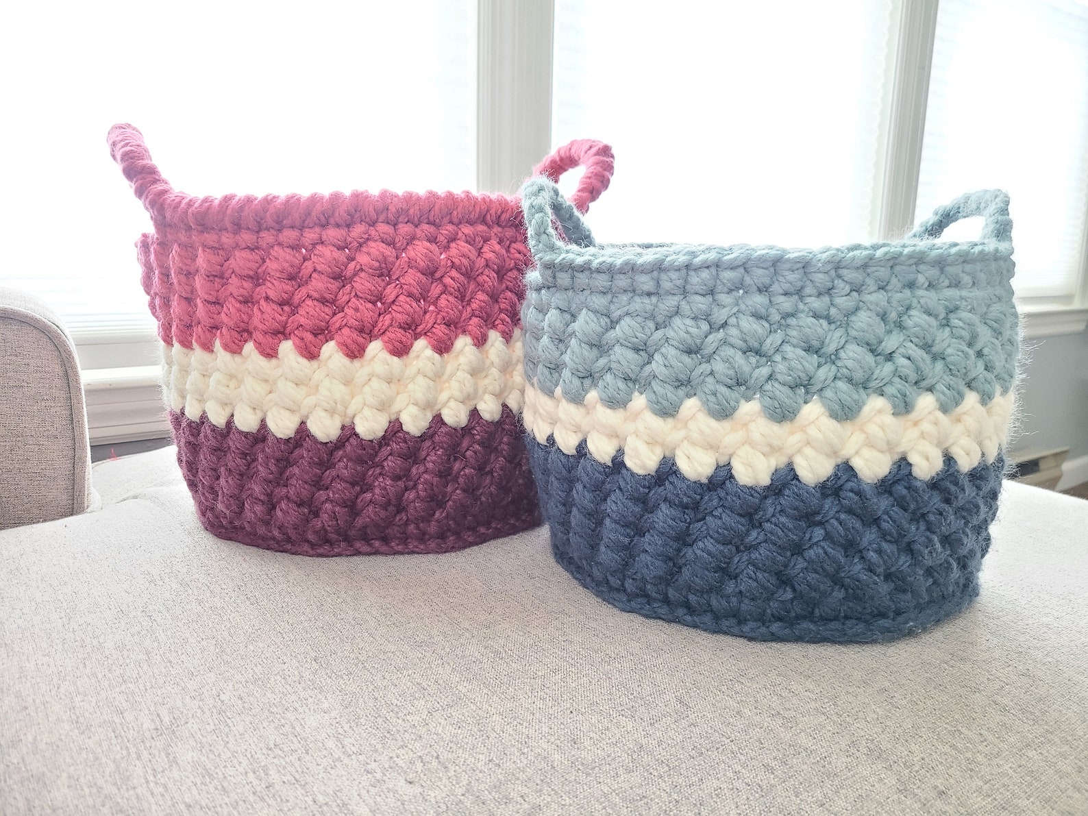 INSTANT DOWNLOAD Crochet Pattern Chunky Crochet Basket - Etsy