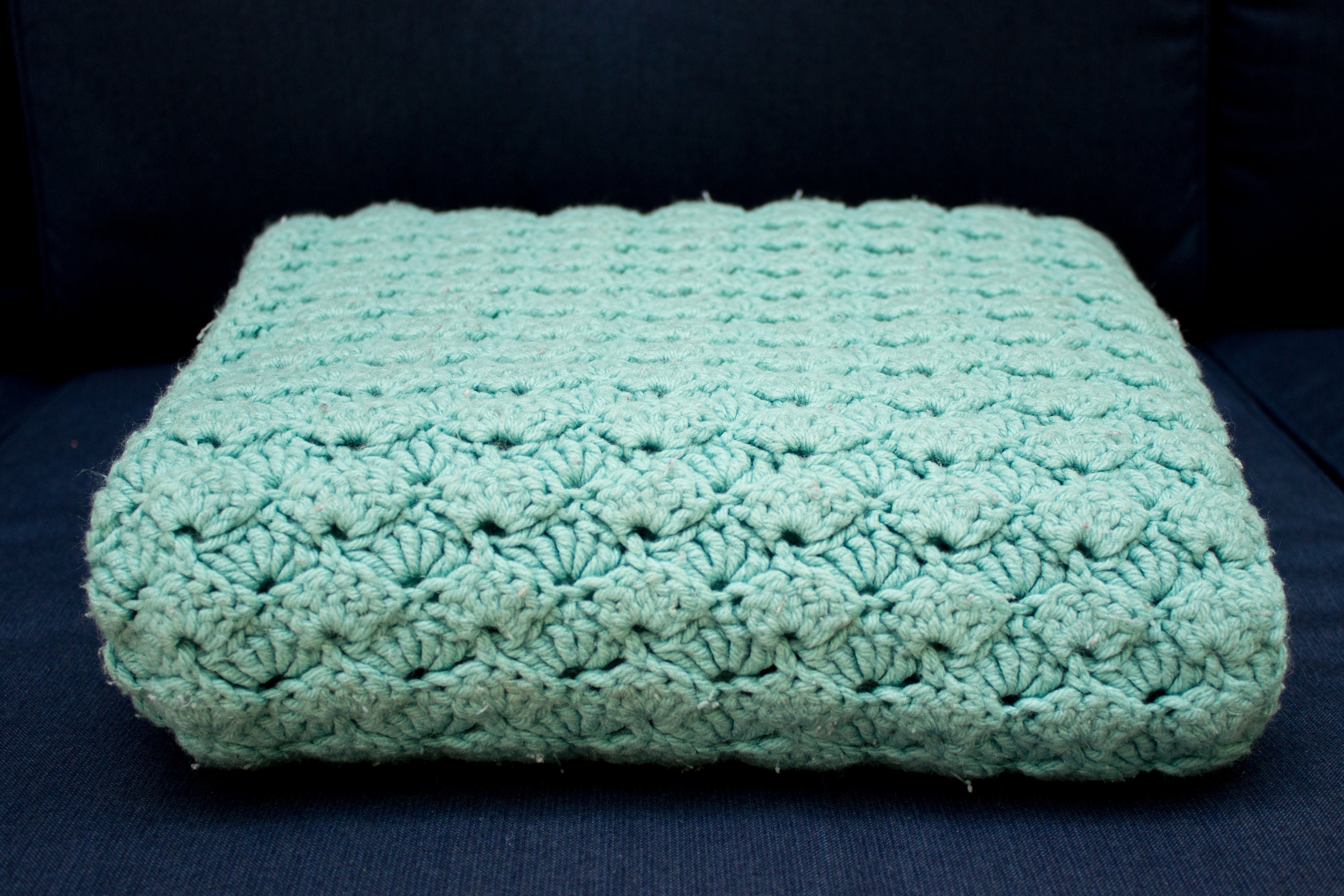 INSTANT DOWNLOAD Crochet Pattern ~ Seashell Blanket Pattern, Simple ...