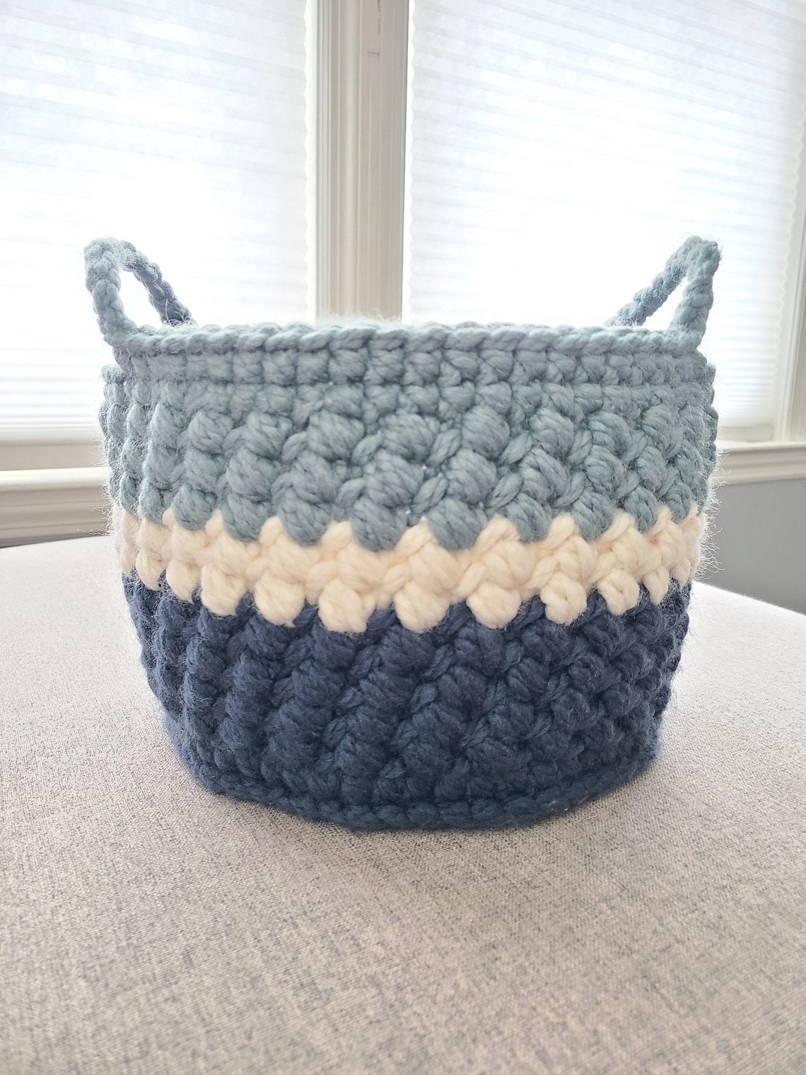 INSTANT DOWNLOAD Crochet Pattern ~ Chunky Crochet Basket Pattern ...