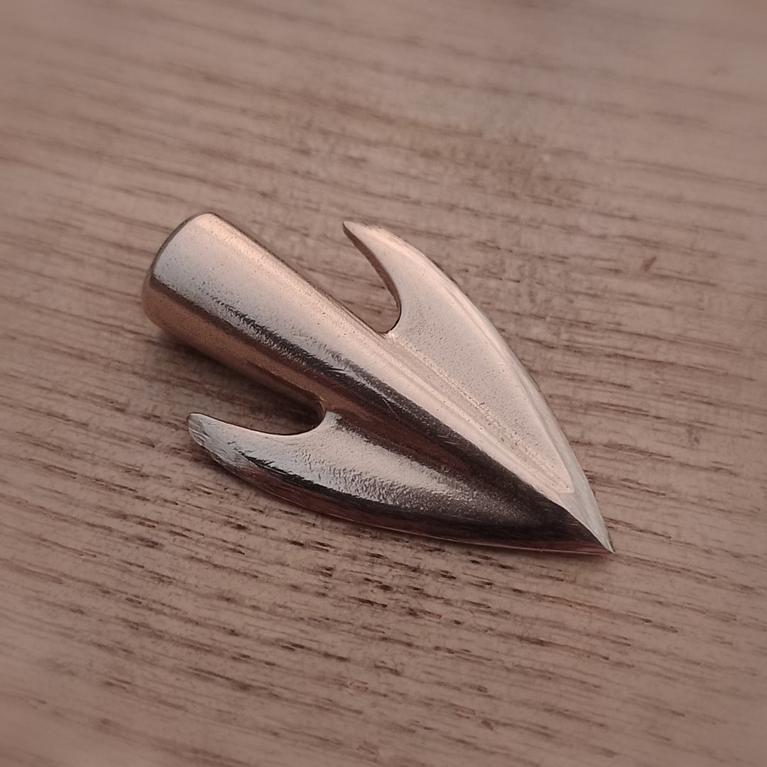 One Replica Bronze Age Barbed Arrowheads, Cast Bronze - Etsy
