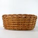Large Willow Reed Basket Antique Gathering Basket Hand Woven Wicker ...