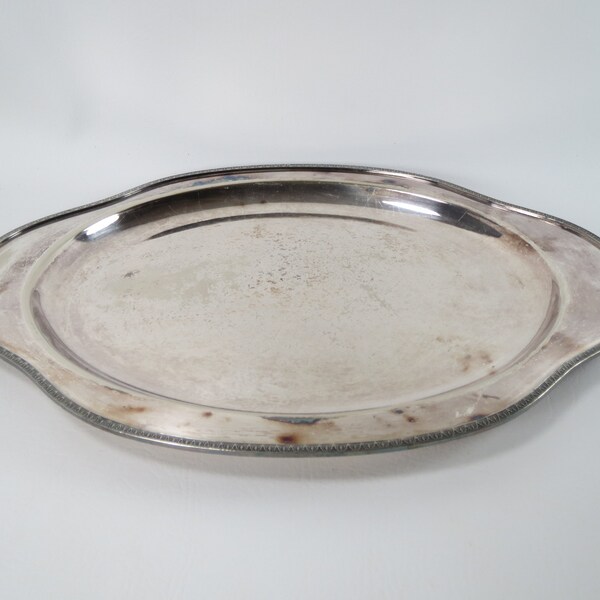 Heavy Silver Tray - Etsy