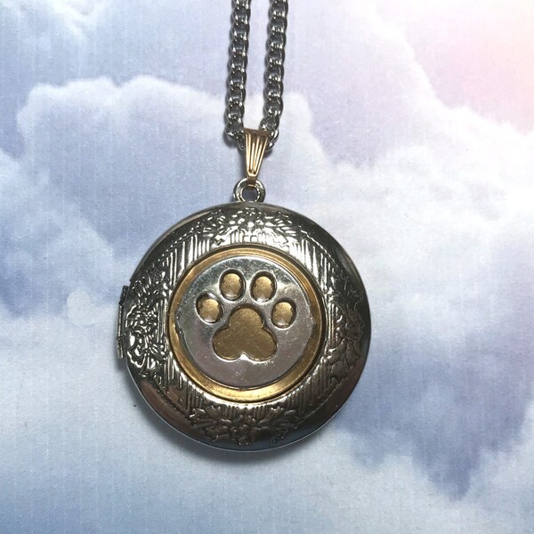 Silver Locket Necklace With Photo - Etsy