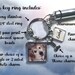 2 Pet Memorial Key Rings With Custom Photo and Cremation Urn Loss of ...