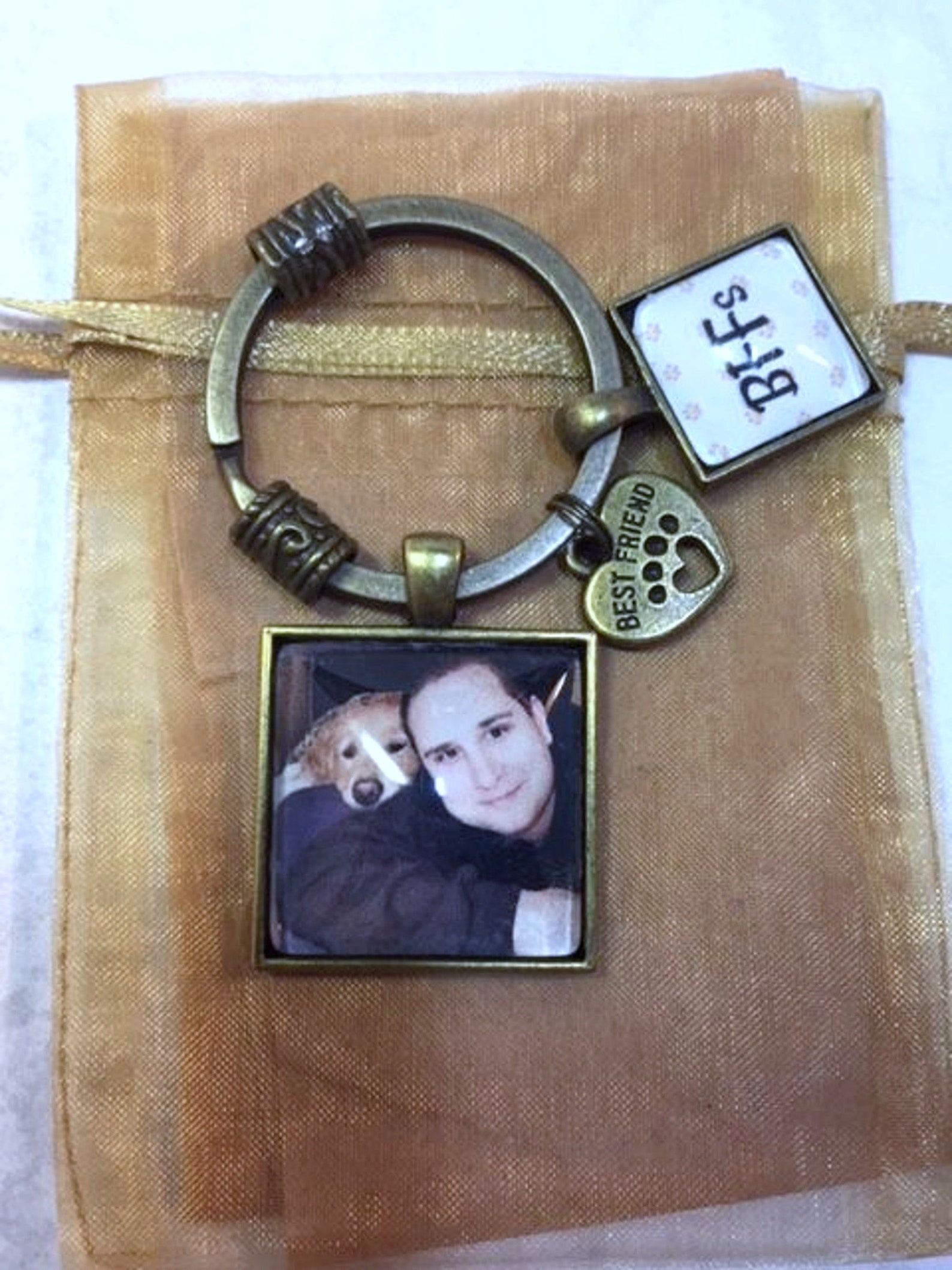 Photo Key Ring Custom Photo Key Ring for Fathers Mothers Gift - Etsy