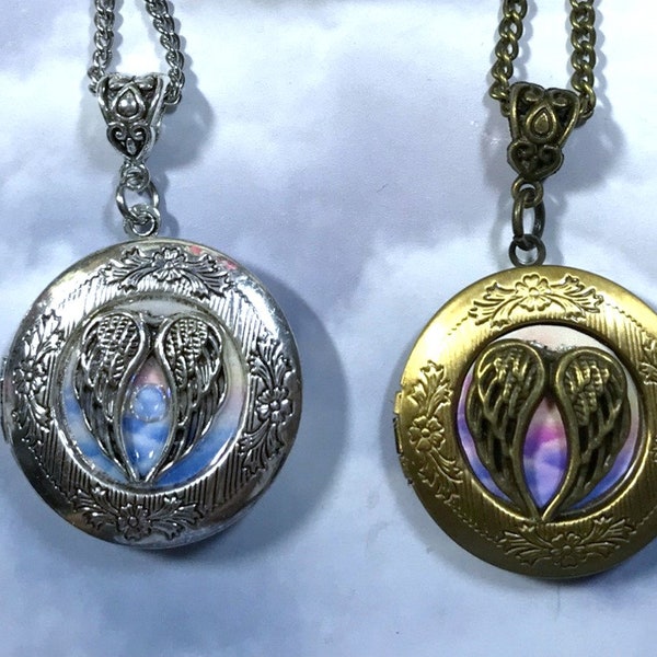 Angel Locket - Etsy