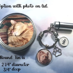 Pet Memorial Key Ring Pet Memorial Keychain With Custom Photo and ...