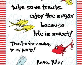 Dr Seuss Party Sign - Etsy