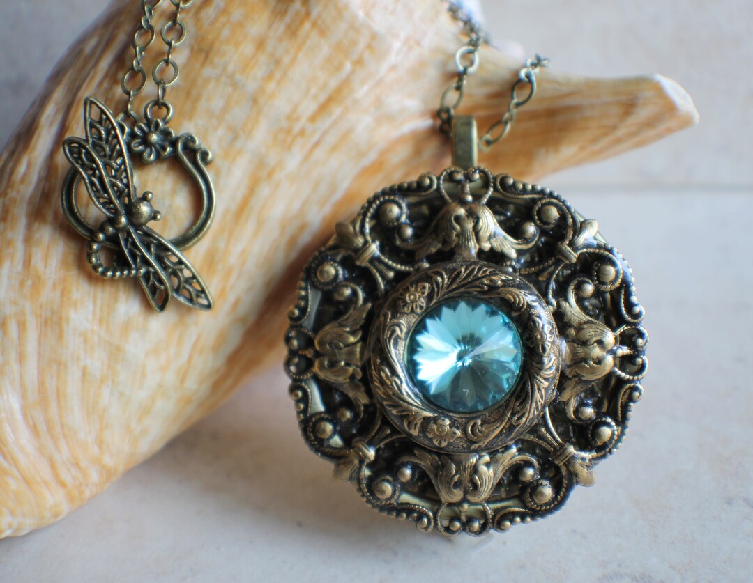 Music Box Locket Music Box Necklace Mini Music Box Musical - Etsy