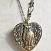 Music Box Locket, Heart Shaped Locket With Music Box Inside, With a ...