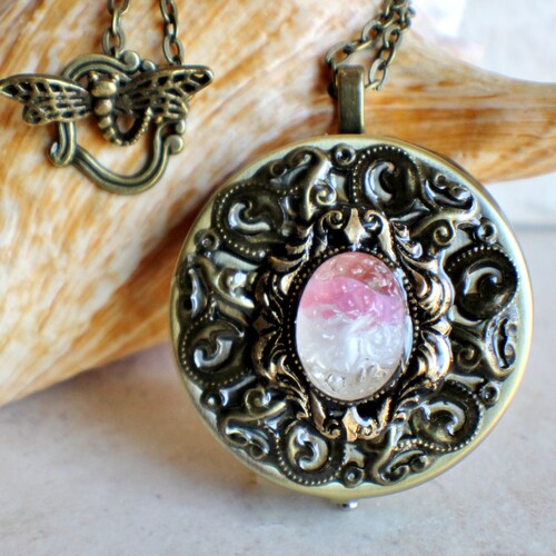 Music Box Locket Heart Locket With Music Box Inside in - Etsy