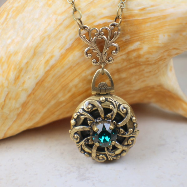 Crystal Locket - Etsy